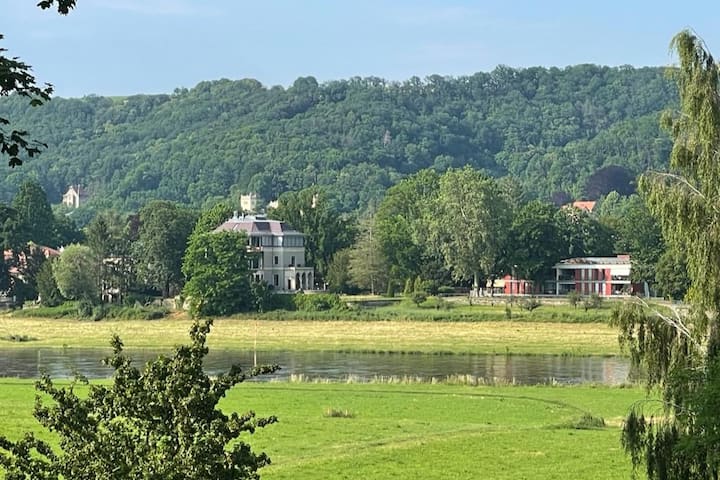Kleinzschachwitz - Spacious Flat With River Views - Dresda