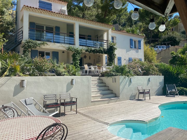 Très Belle Villa De Vacances, Vue Exceptionnelle - Carqueiranne