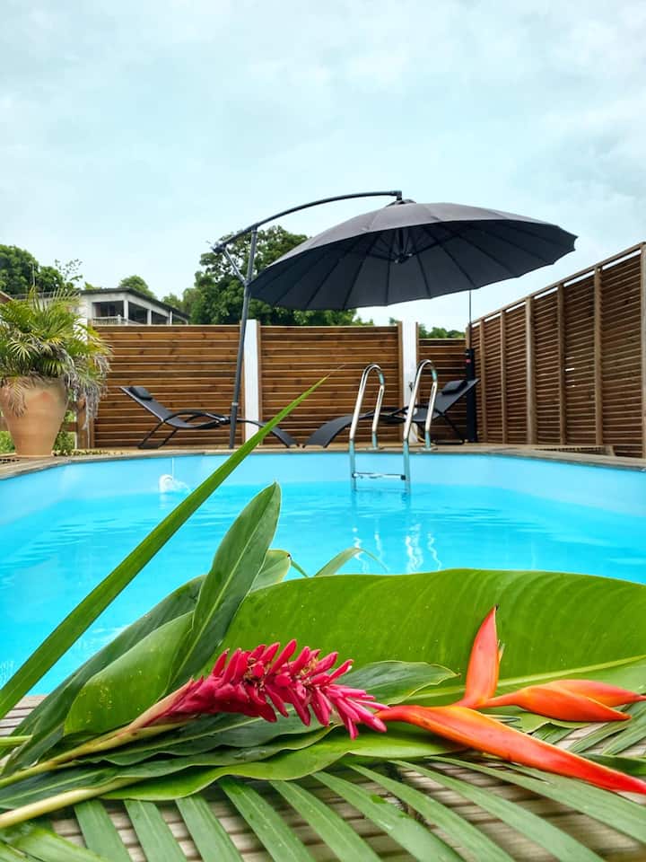 Villa Kazcajou - Piscine à Marie-galante - Marie-Galante