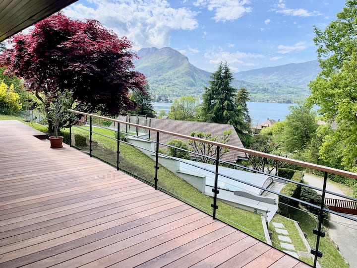 Belle Villa Avec Vue Lac Et Piscine (4*) - Lac d'Annecy