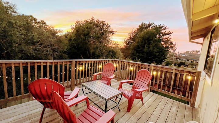 Waves Retreat: Hear The Ocean, Walk 2 Beach, Surf! - Half Moon Bay, CA