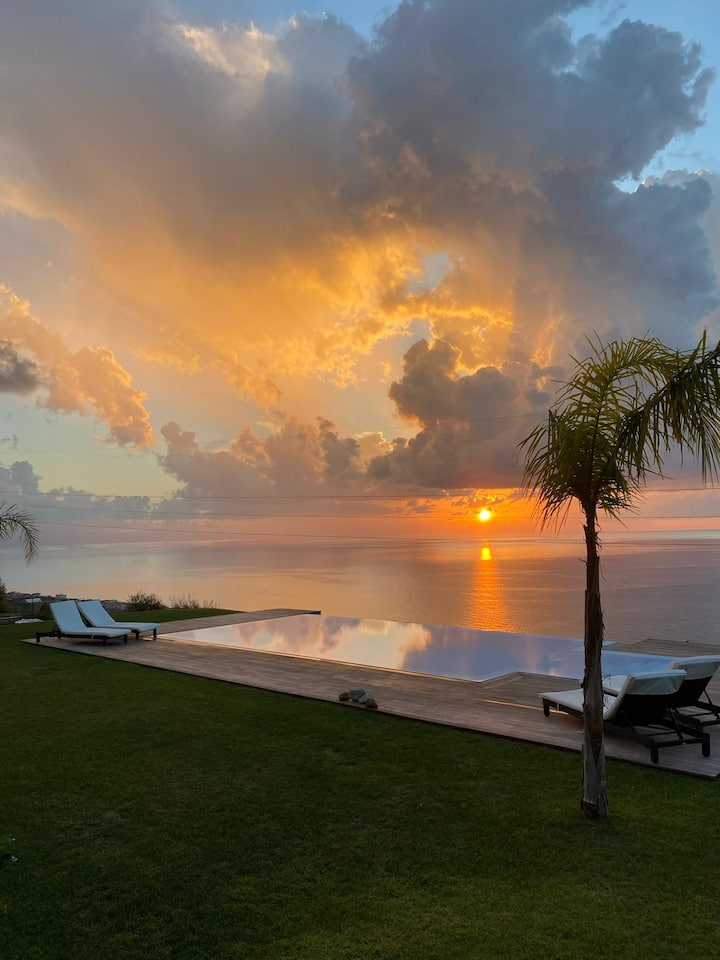 Villa Panorama, Con Piscina Privata Vista Mare - Capo d'Orlando