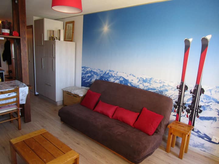 Maxi-studio 2 Adultes 3 Enfants, Vue Sur Montagnes - Orcières Merlette