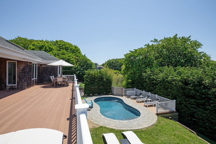 Sweeping Water Views, Heated Pool, Walk To Town - Montauk, NY