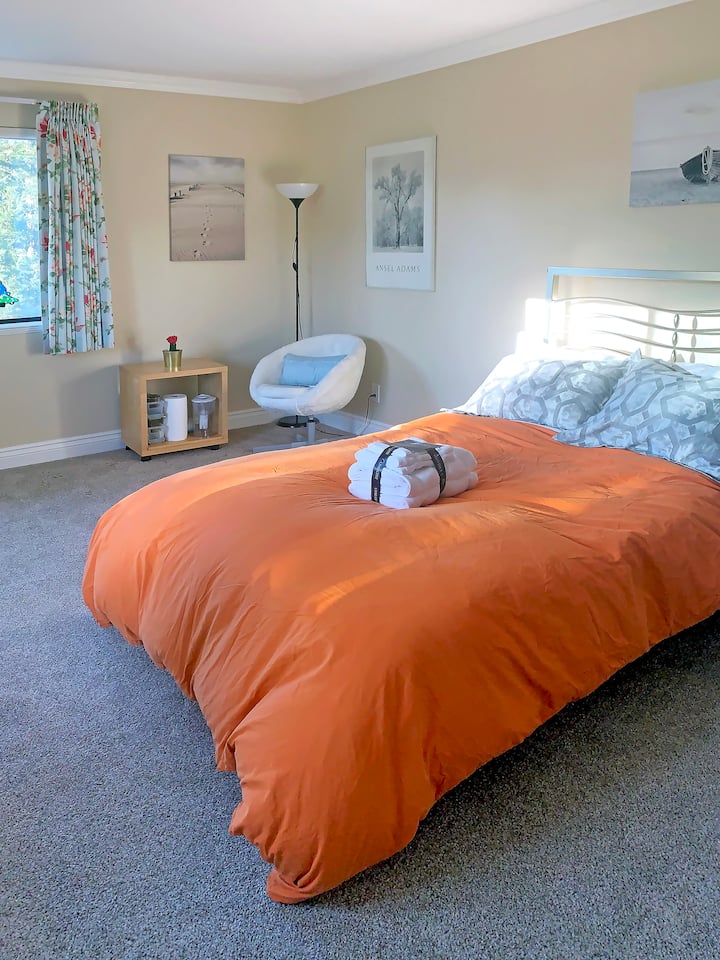 Large Room W/ Air Conditioning & Maid Service - San Carlos, CA