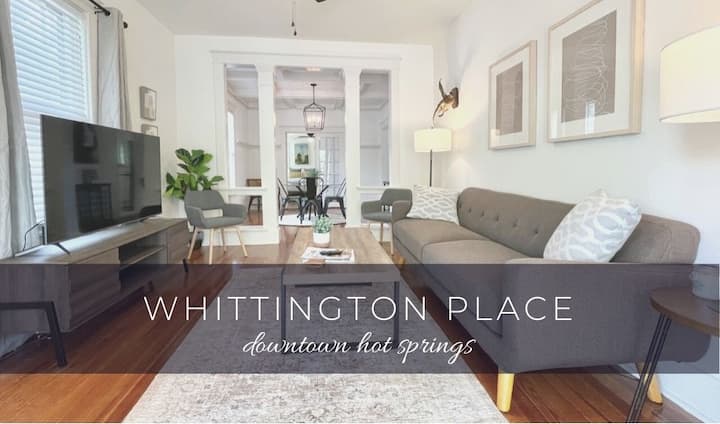 Historic Cottage Overlooking Whittington Park! - Hot Springs, AR