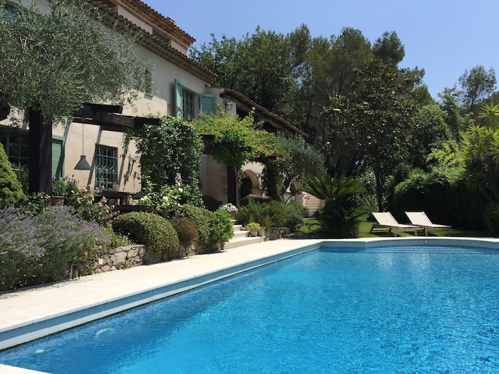 Stor Drömvilla I Lugnt Läge, 20 Min Från Cannes - Grasse