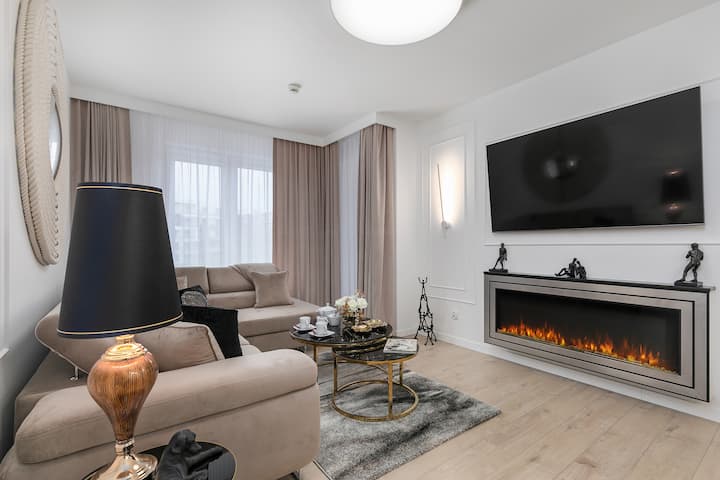 Plaża, Basen, Doskonała Lokalizacja - Dla 5 Osób! - Polsko