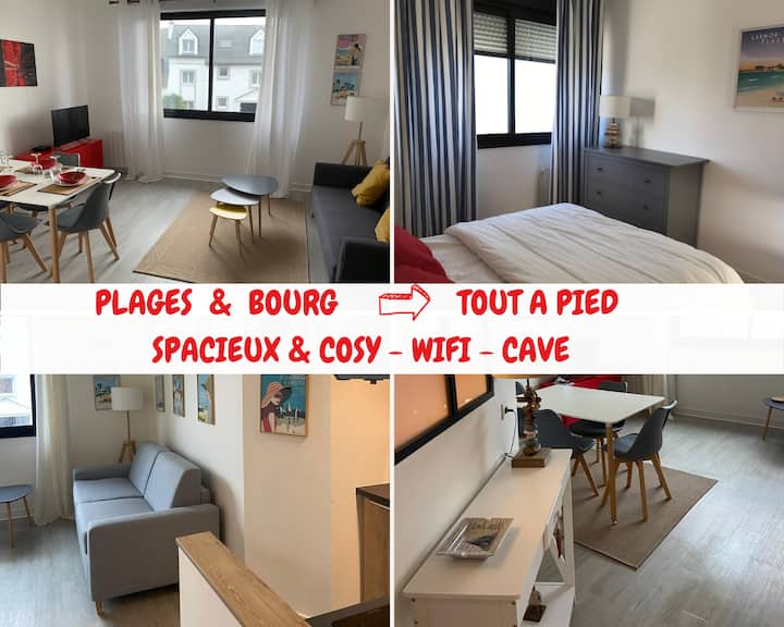 Plage A 5mn - 35m2 - Parking Privé - Larmor-Plage