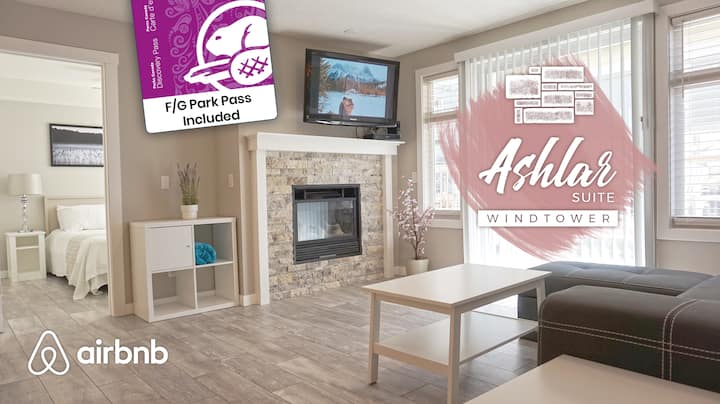 Ashlar Suite At The Windtower | Kitchen W/ 1 Bdrm - キャンモア