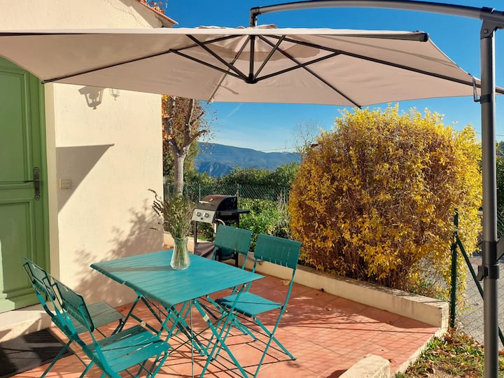 Gîte Climatisé, Calme Et Verdure à 30 Min De Nice. - Carros