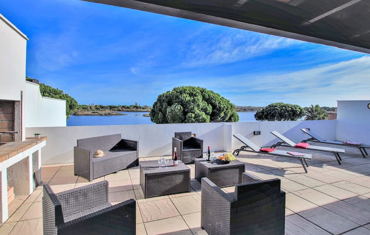 Rare Et Exceptionnel Triplex 145 M² Vue Sur Lac - Port Camargue