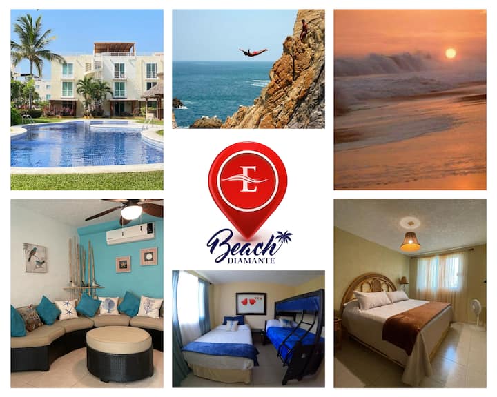 Súper Depa Acapulco Diamante En Pb, Alberca, Wifi - Acapulco