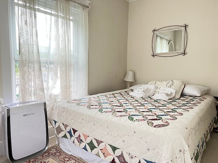 * Serene White Bedroom In Charming 1911 Urban Home - Reading, PA
