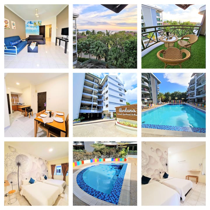 Family Friendly Apartment * 2br * Near Airport - Langkawi