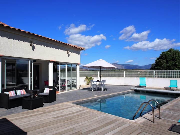 Villa Avec Piscine, Sans Vis-à-vis,2mn De La Plage - Ajaccio