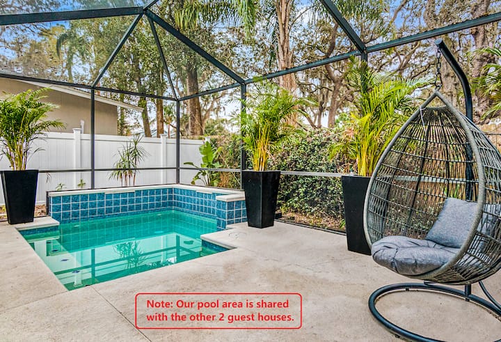 New Guest House In Clearwater W/shared Pool Gh1 - Dunedin, FL
