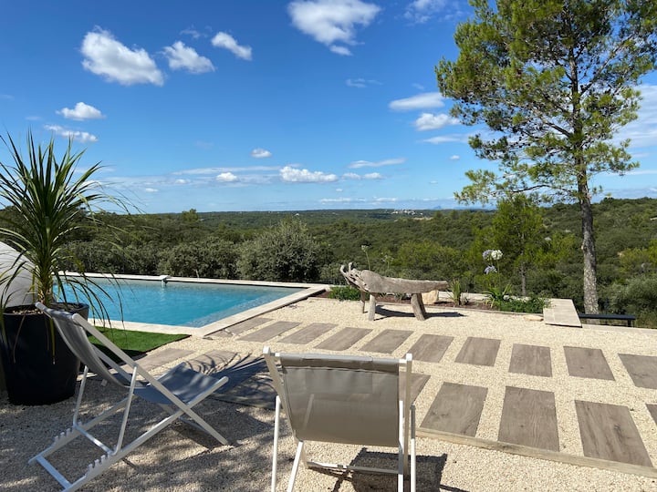 Maison Avec Piscine - La Bella Vita - Nîmes