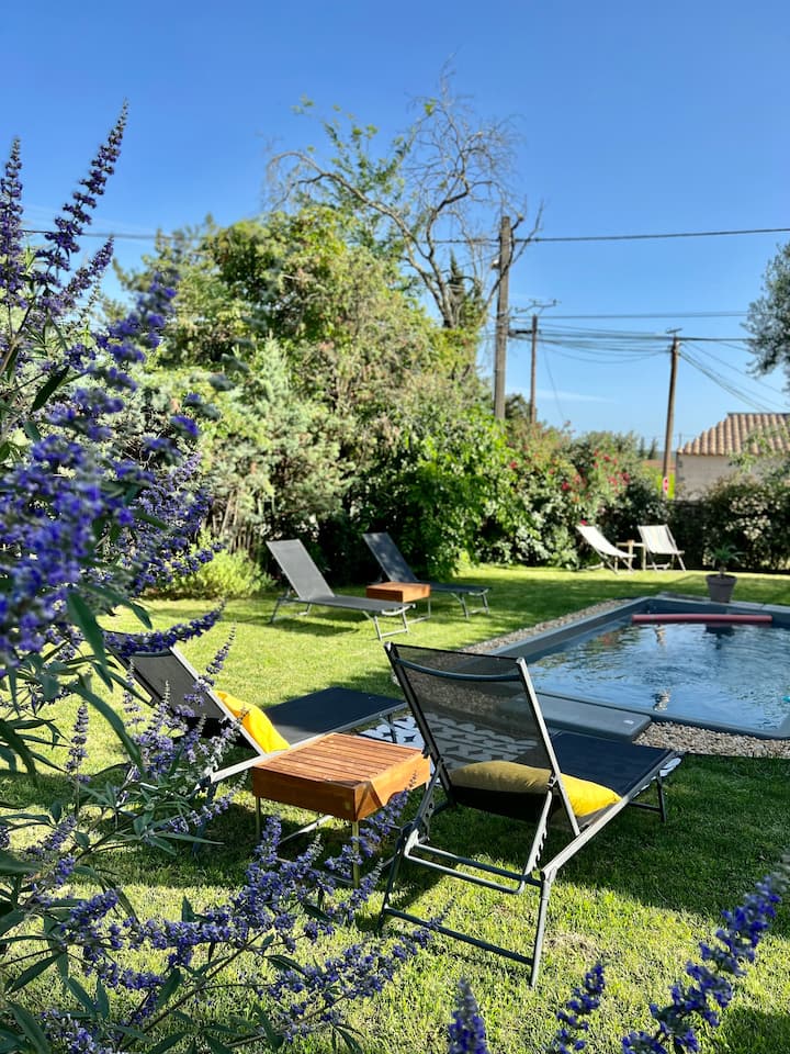 Villa Dans éCrin De Verdure Proche Uzès - Uzès