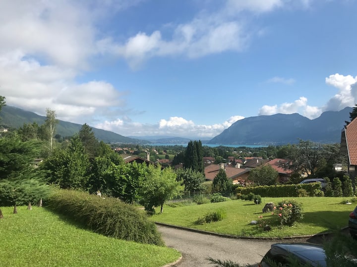 Maison Calme - Vue Panoramique Sur Lac - Lac d'Annecy