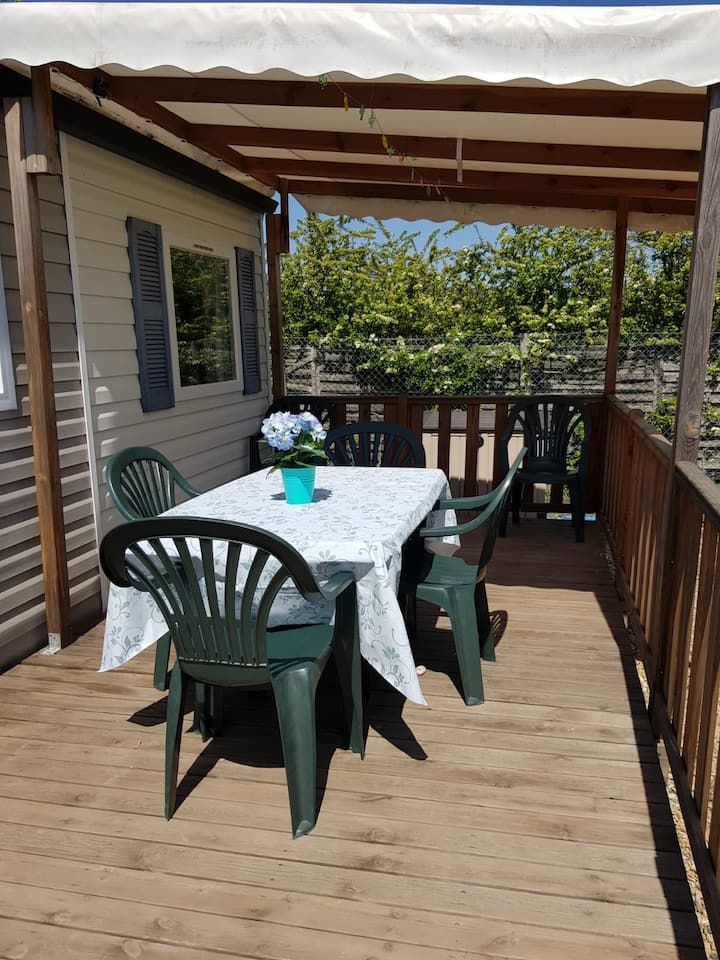 Mobil Home Cosy 6 Personnes Climatisé - Fabrègues