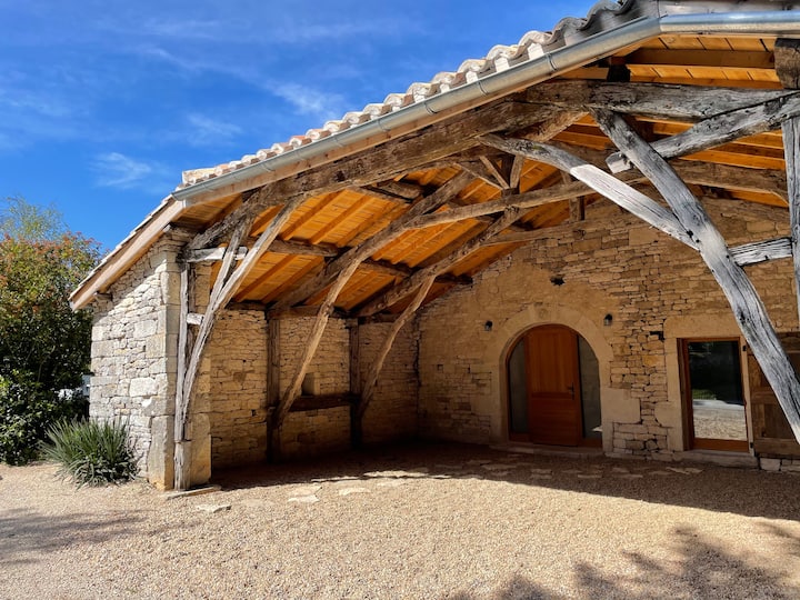 Belle Grange De Caractère Avec Piscine - Saint-Antonin-Noble-Val