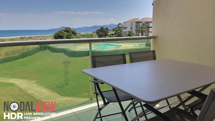 Les Goélettes : Face à La Mer Et Piscine - Argelès-sur-Mer