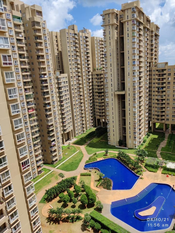 Luxueux Appartement 2 Chambres+bureau Près Manayta - Bengaluru