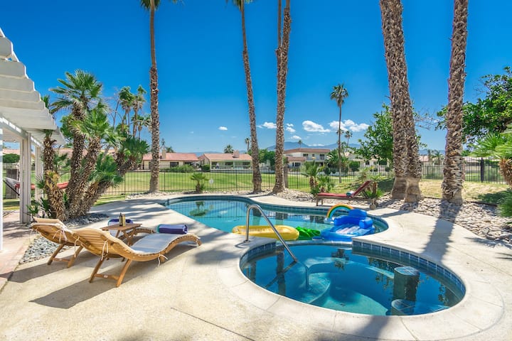 Golf Course House - Private Pool + Spa, Bbq - Coachella, CA