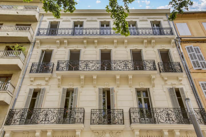 Cesar - Aix Centre, Appart 140 M2, 5 Ch & 5 Sdb - Aix-en-Provence