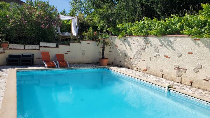 Maison Confortable Au Calme Avec Piscine Sel 10x5m - Lot-et-Garonne