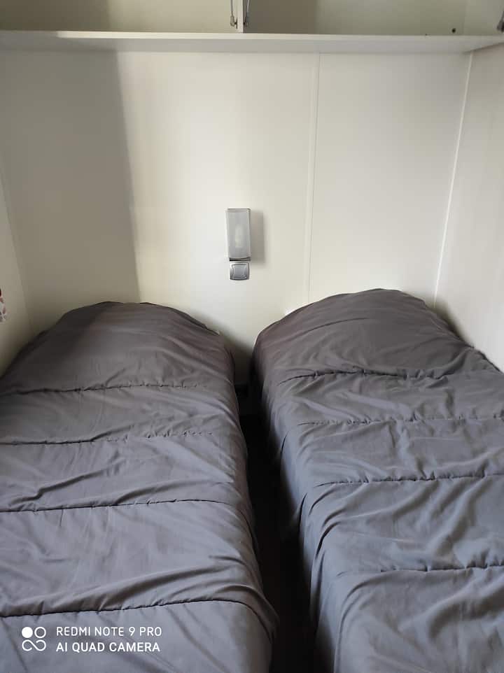 Mobile Home Climatisé 3 Chambres - Biscarrosse