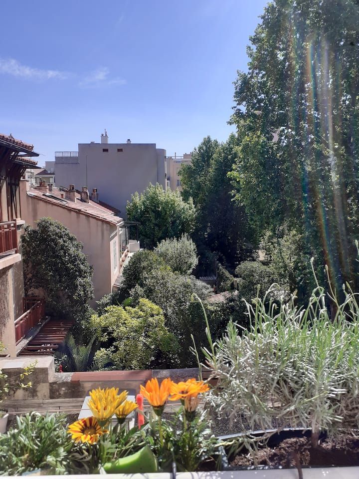Quart. Chave Balcon Prox Centre Cachet Marseillais - Marseille