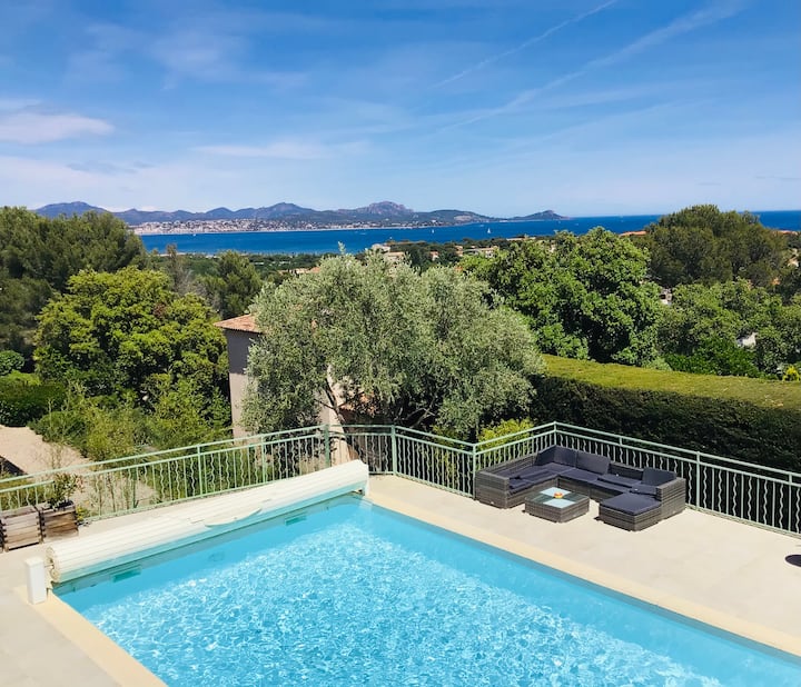 Villa 12 Pers. Piscine. Vue Exceptionnelle - Fréjus
