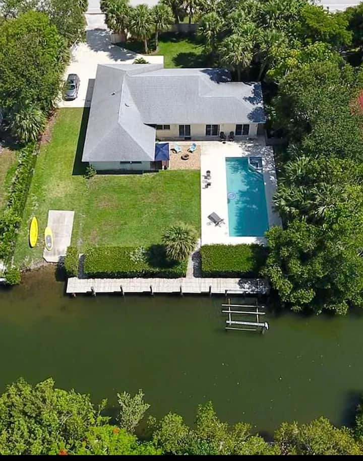 Waterfront Island Home W/private Pool & Boat Dock! - Vero Beach, FL