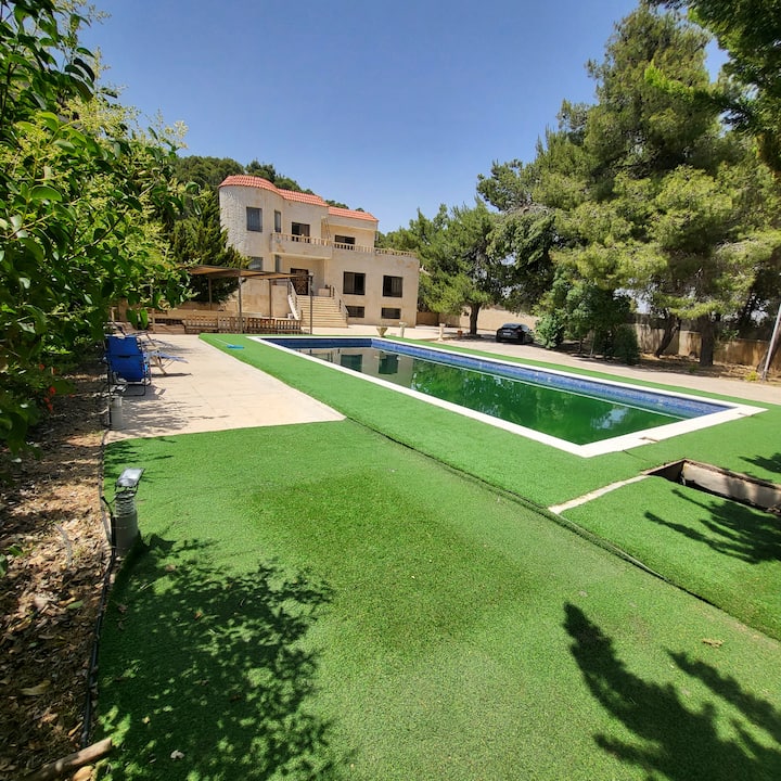 Summer Villa 2 Floors With Pool, Amazing View - Amman
