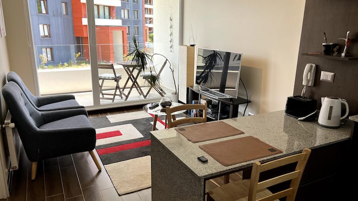 Departamento Isla Teja - Parking/vista Al Río - Valdivia