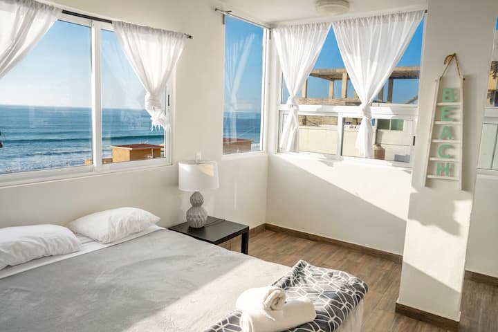 Breathtaking Beach View 1bd Adorable&clean&lux Apt - Playas De Tijuana