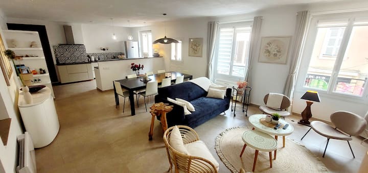 Plage à Pied - Sainte Maxime Centre - 90 M2 - Sainte-Maxime