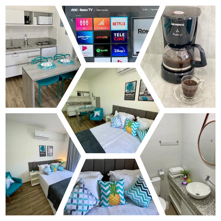 412 @Flatsnagranja - Studio Elegante E Confortável - Cotia