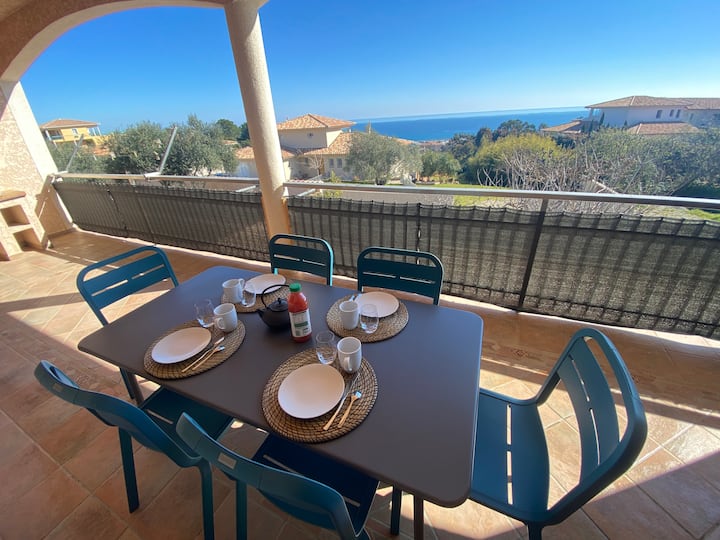 🌴Les Terrasses De Sari-1🌴entre Mer Et Montagne - Solenzara