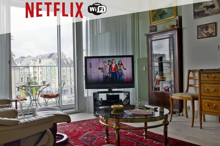 ★Appartement Lumineux 90m²★wifi★netflix★ - アンジェ