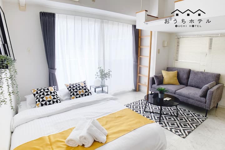 Gt43 Pretty Studio Apartment W/ Laundry Machine! - Hiroshima