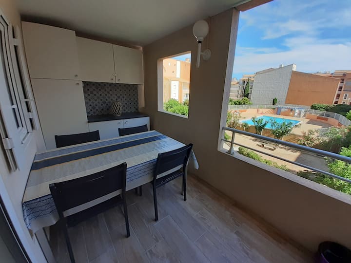 Cap D'agde Richelieu Proche Plage, Piscine,parking - Agde