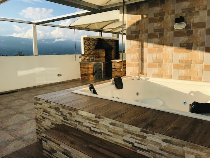 Deck By Sauna Jacuzzi And Bbq - Silvania