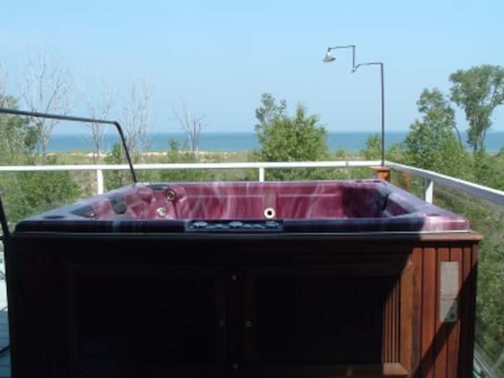 Hottub/beachfront/steam/gameroom/pets/massagechair - Michigan City, IN