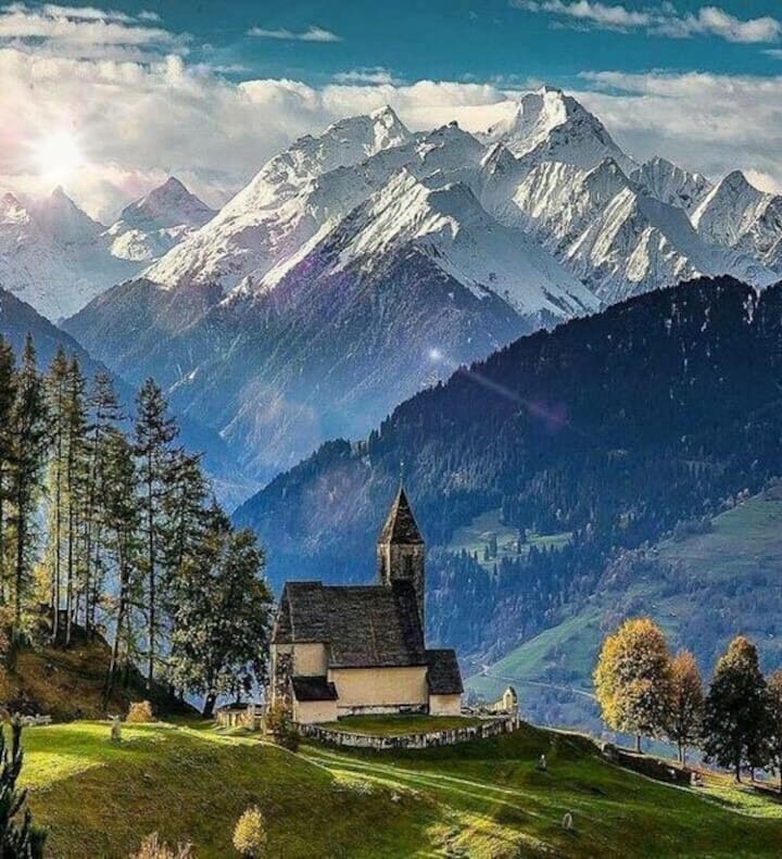 Idyll In Den Bergen - Falera