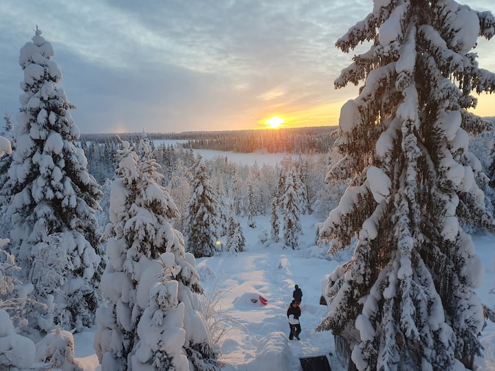90m2 Loma-asunto Rukan Vuosselissa - Kuusamo