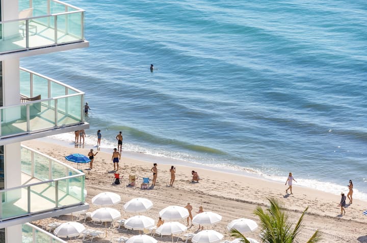 Direct Ocean View 3br Condo Lyfe Resort'21 - Hallandale Beach, FL