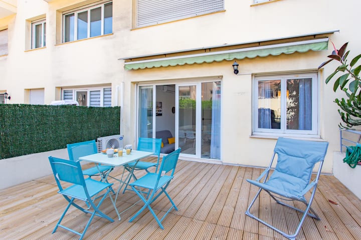 Bord De Mer, Deux Pièces Terrasse, Nice Ouest - Nice